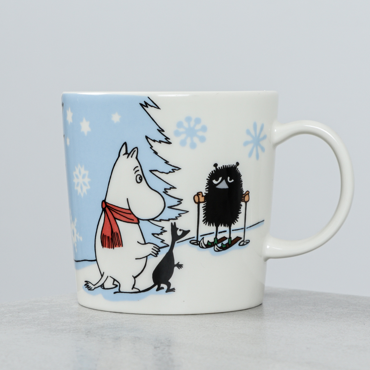 Mugg, Mumin, "Skidtävling", Arabia | Auktion